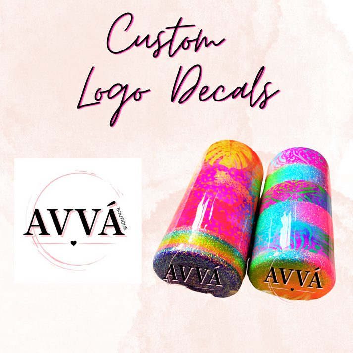 Custom Logo Stickers - Set of 100 Stickers – AVVÁ Boutique